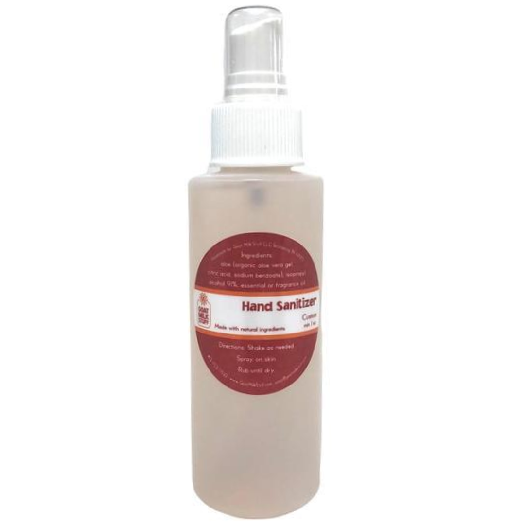 Custom Hand Sanitizer 4oz Spray – goatmilkstuff34.com